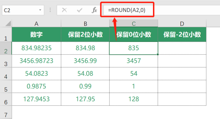 Excel中的round函数使用方法和运用实例介绍 趣帮office教程网