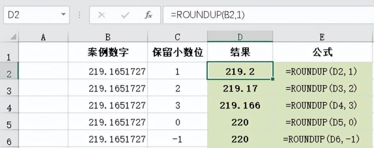 excel中ROUND、ROUNDUP和ROUNDDOWN函数用法及示例详解 - 趣帮office教程网