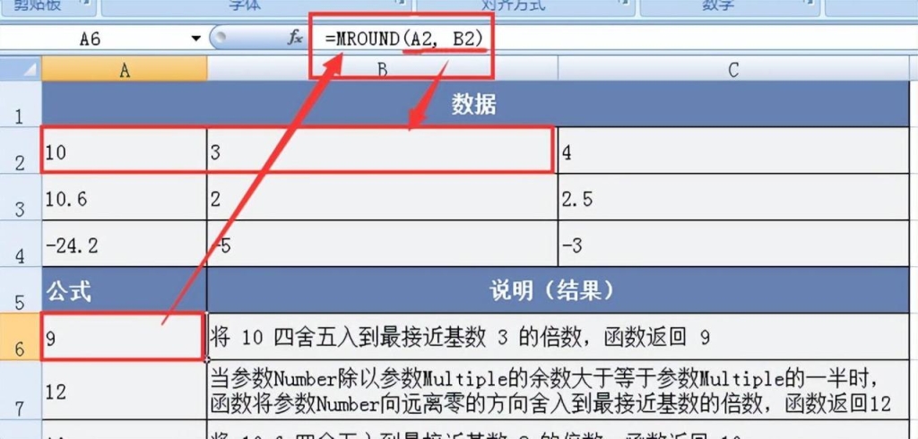 Excel中mround函数用法和实例介绍 趣帮office教程网